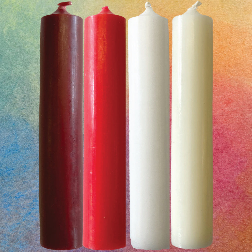 Dinner Candles, Tall & Chunky, Box of 16 — Plaristo UK